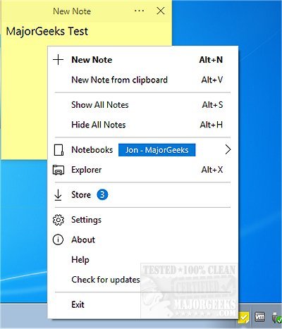 Download simple sticky notes store